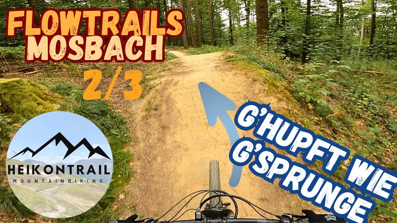 Das erste mal springen mit dem MTB ? | Flowtrails Mosbach | G'Hupft wie ...