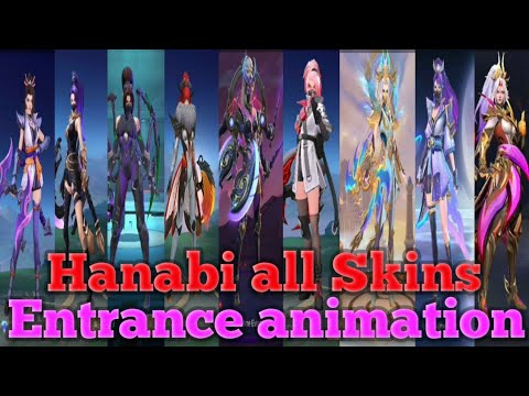 Hanabi all Skins entrance animation 2024 #hanabi # ...
