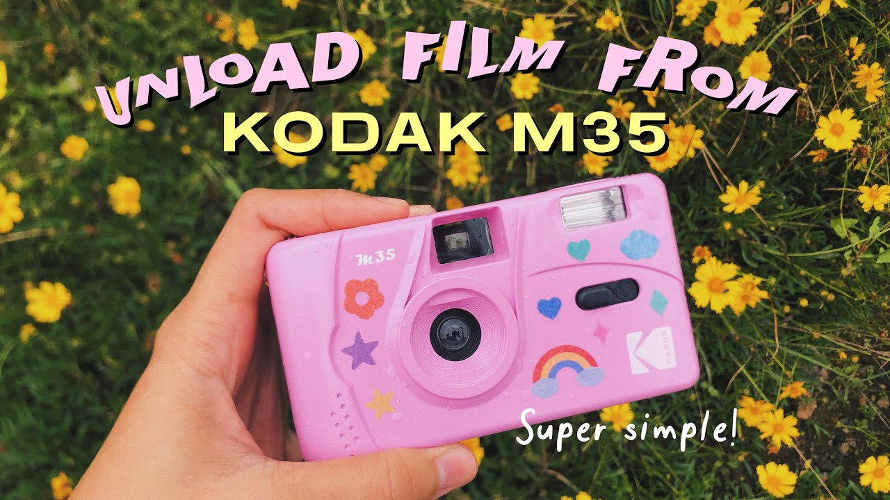 HOW TO UNLOAD FILM with instructions (super simple!) | Kodak M35 🎀 ...