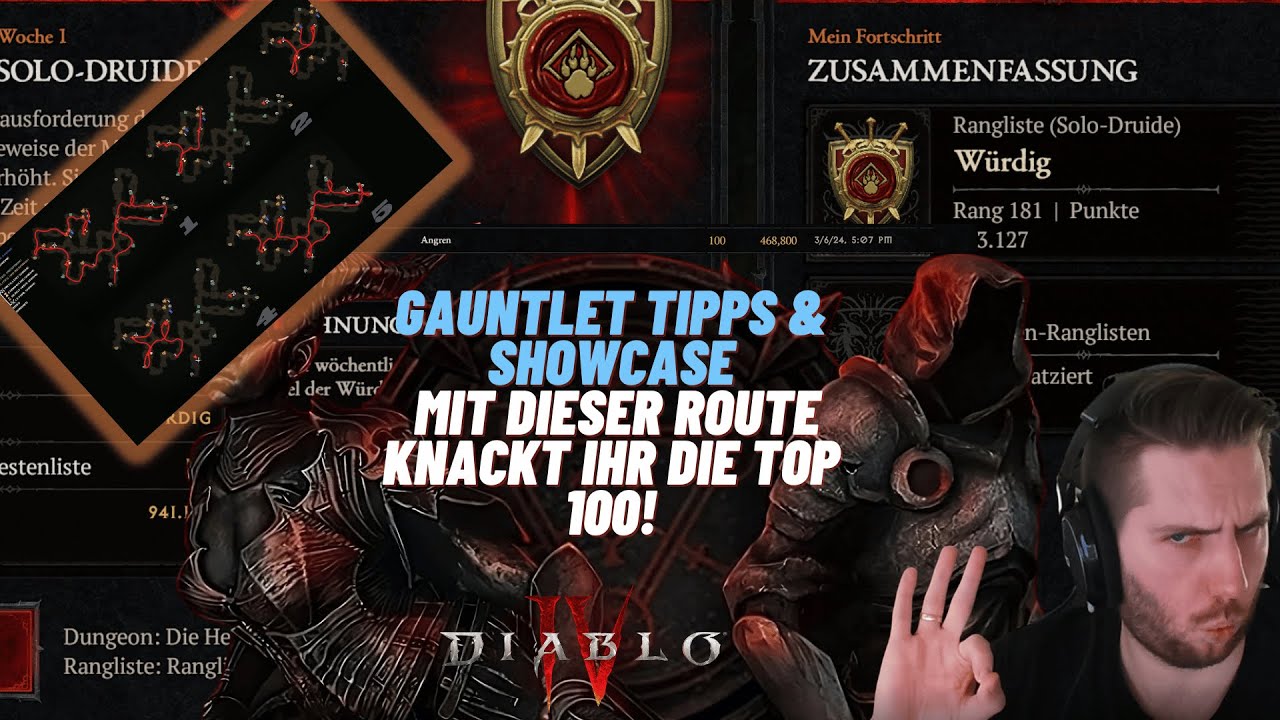 Diablo 4 Gauntlet Top 100 DANK DIESER Route! SO GEHTS! Gauntlet Tipps ...
