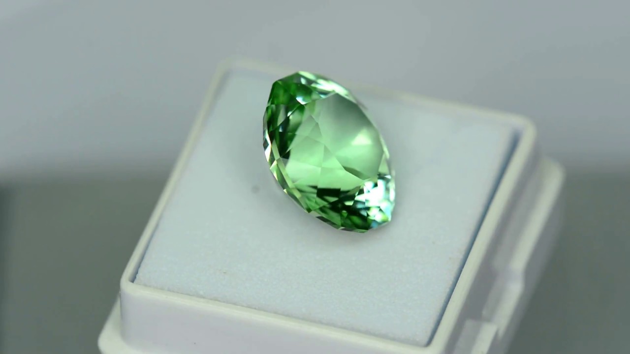 8.52ct mint Tourmaline - Congo - YouTube