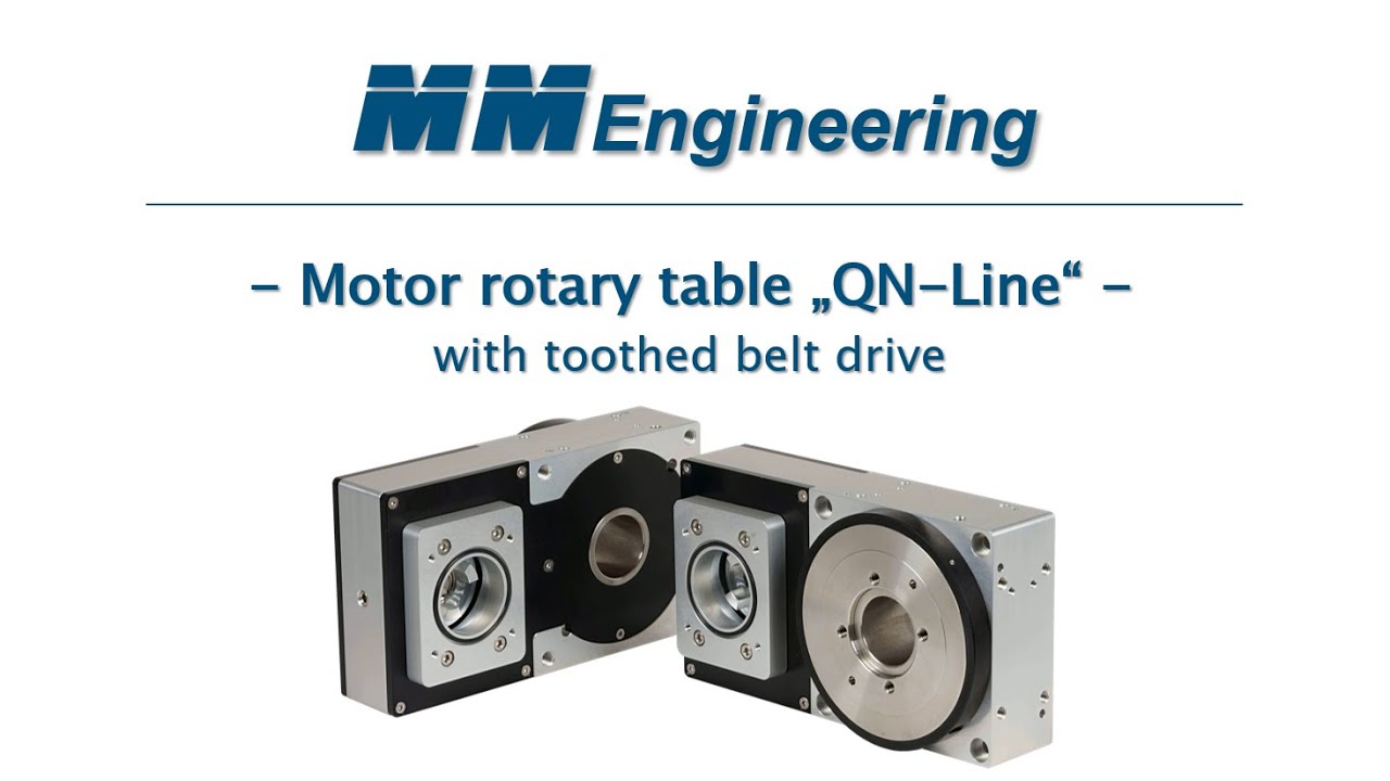 Motor rotary table: Dynamic and fast - YouTube