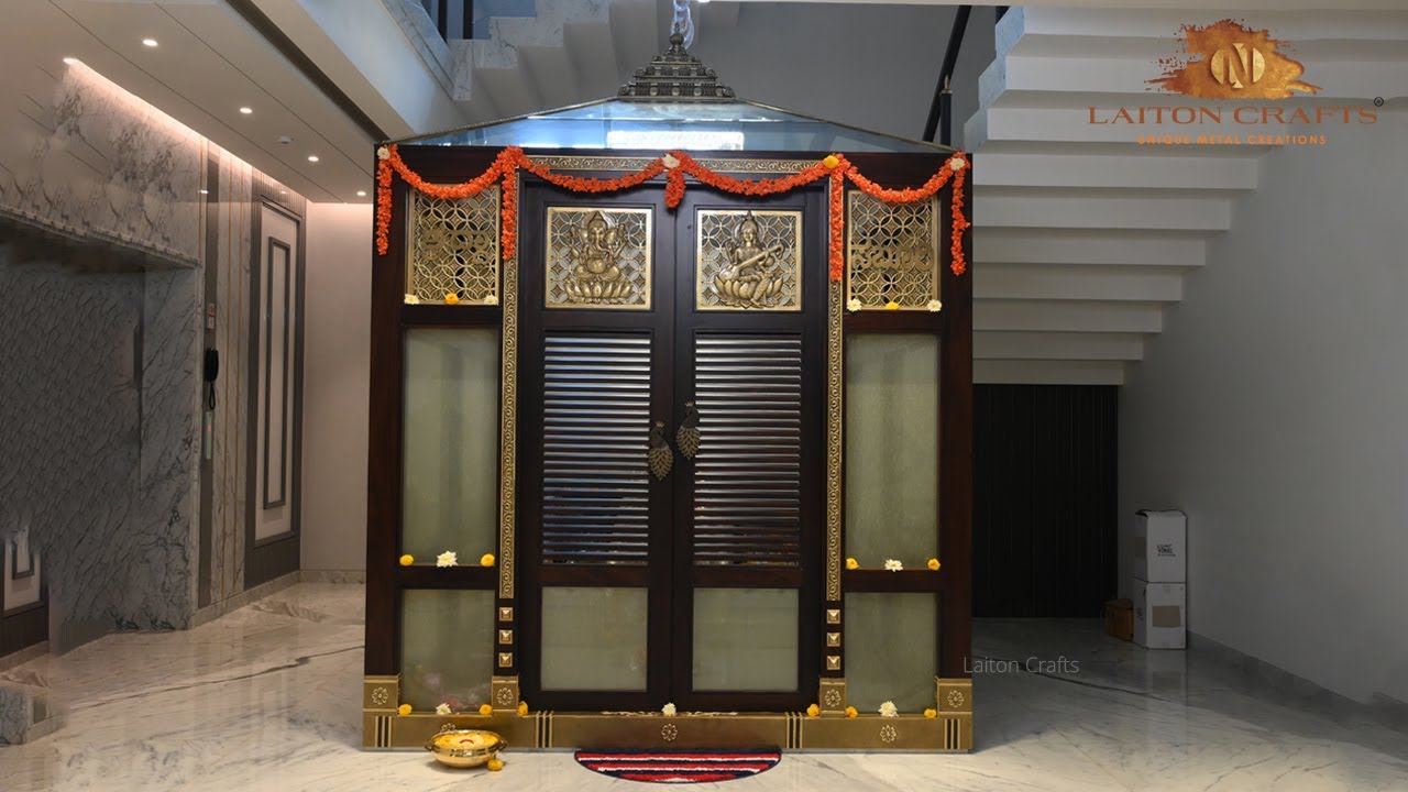 Brass Home Decor 🏡 | Brass Designs | Pooja Doors | Main Doors | Wall ...