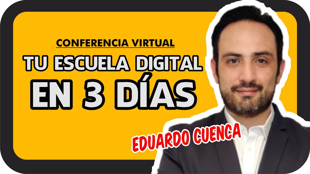🖥️MasterCLASS: Emprende ONLINE en 3 DIAS con Eduardo Cuenca - YouTube