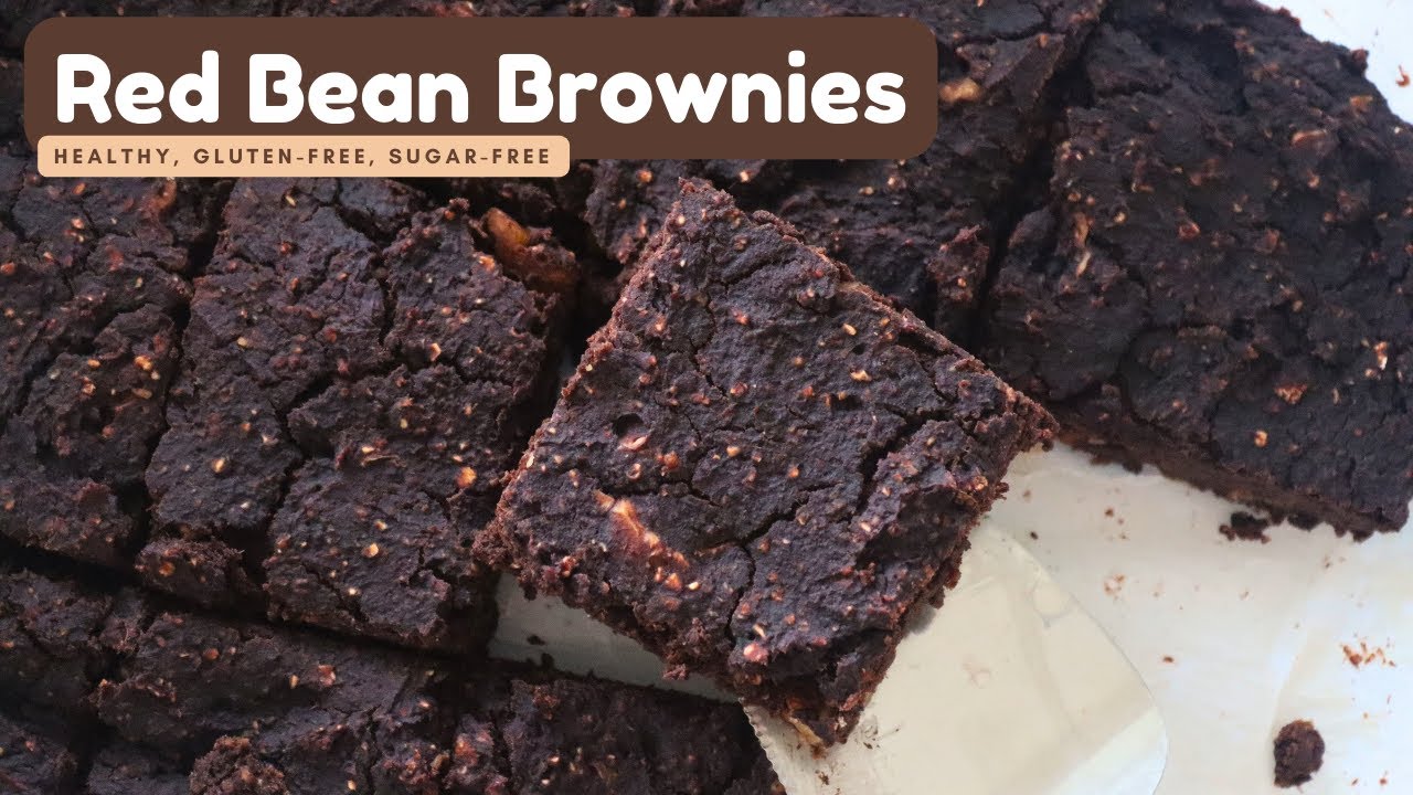 Sugar-Free & Gluten-Free Red Bean Brownies to Satisfy Your Sweet ...