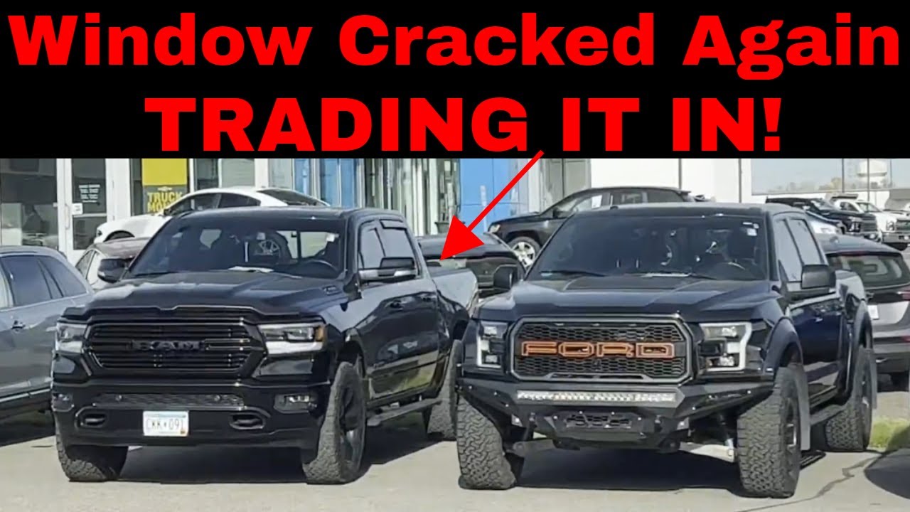 Ram Rear Window Frame Cracked Again! Trading it in! - YouTube