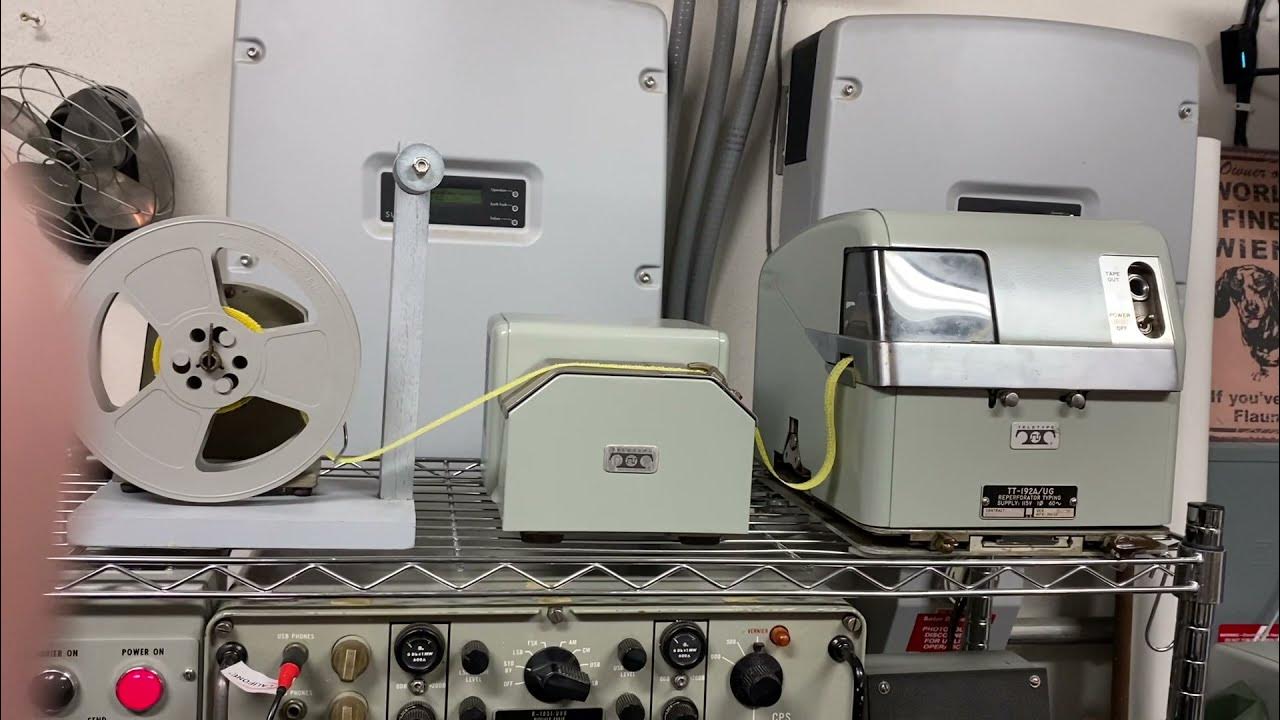 Multiple Teletype Machines in Operation. - YouTube