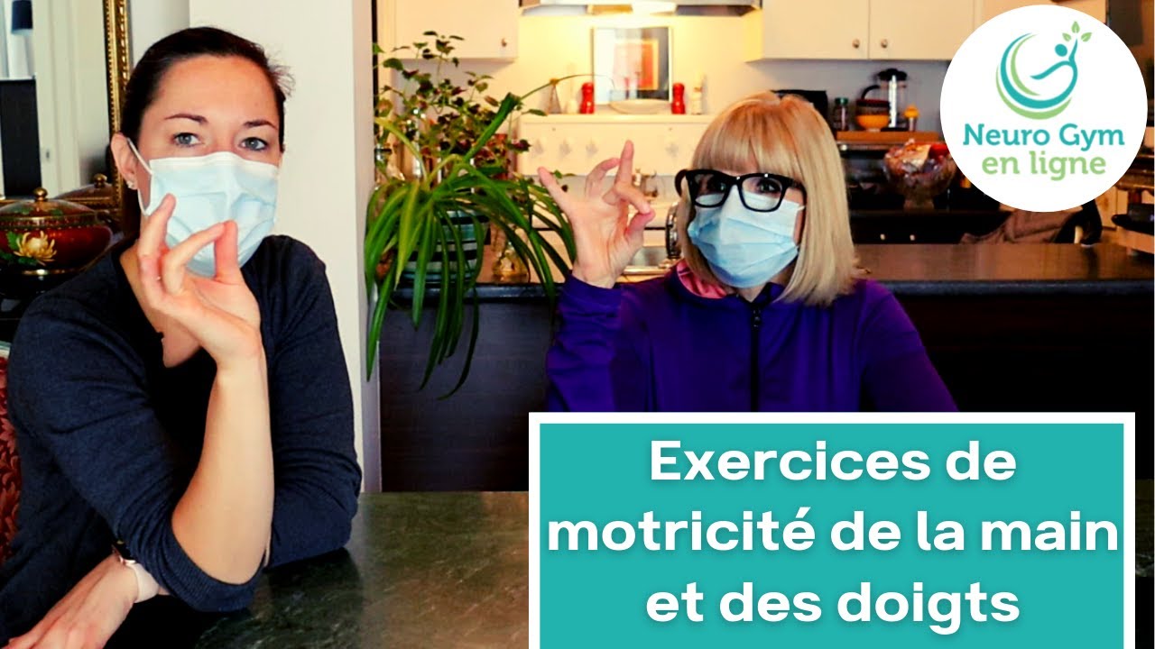 Exercices de motricité de la main et des doigts - YouTube