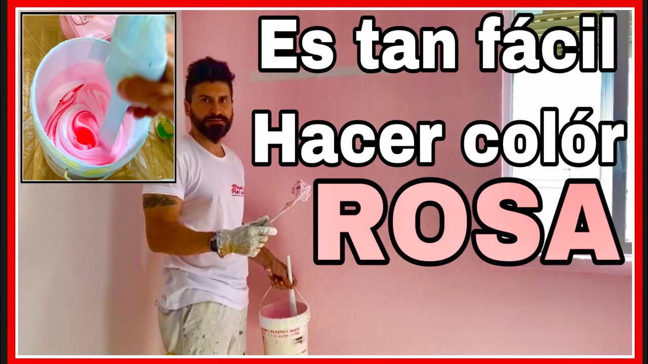 TE EXPLICO CÓMO HACER EL COLOR ROSA 🌸 super fácil -Y CÓMO HACER EL ...