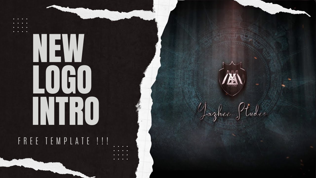 New Logo Intro video | After Effects | Making template in below ...