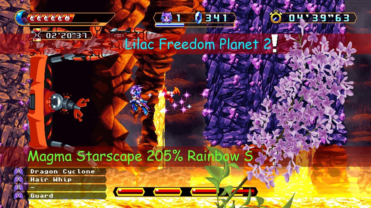 Freedom Planet 2 Magma Starscape 205% Rainbow S - YouTube