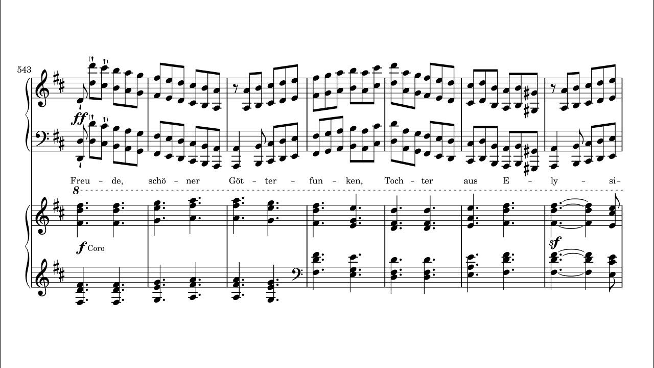 Beethoven/Liszt – Symphony no. 9, transcribed for 2 pianos (S. 657) - YouTube