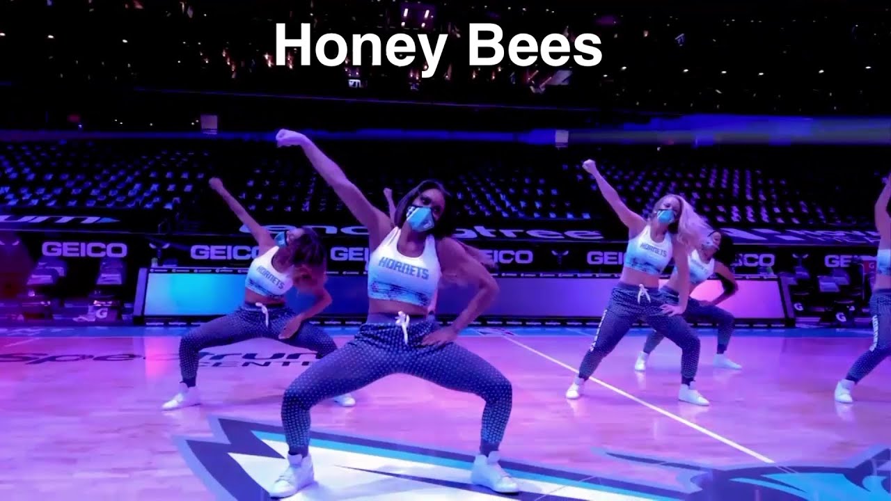 Honey Bees (Charlotte Hornets Dancers) - NBA Dancers - 4/13/2021 dance ...