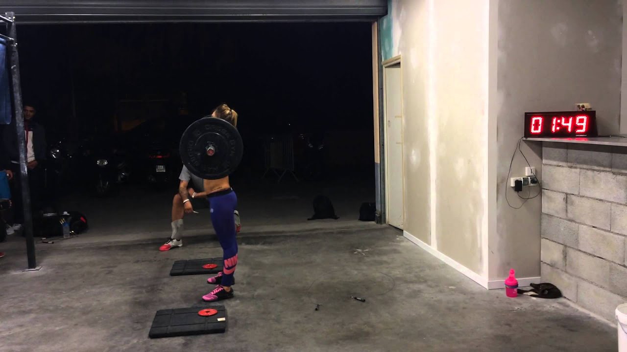 Celia GABBIANI WOD 2 Qualifs Italian Throwdown 2014 - YouTube