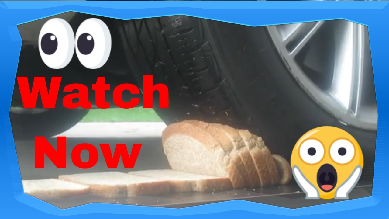 Satisfying Video Car Running Over Stuff Oddly Satisfying - YouTube