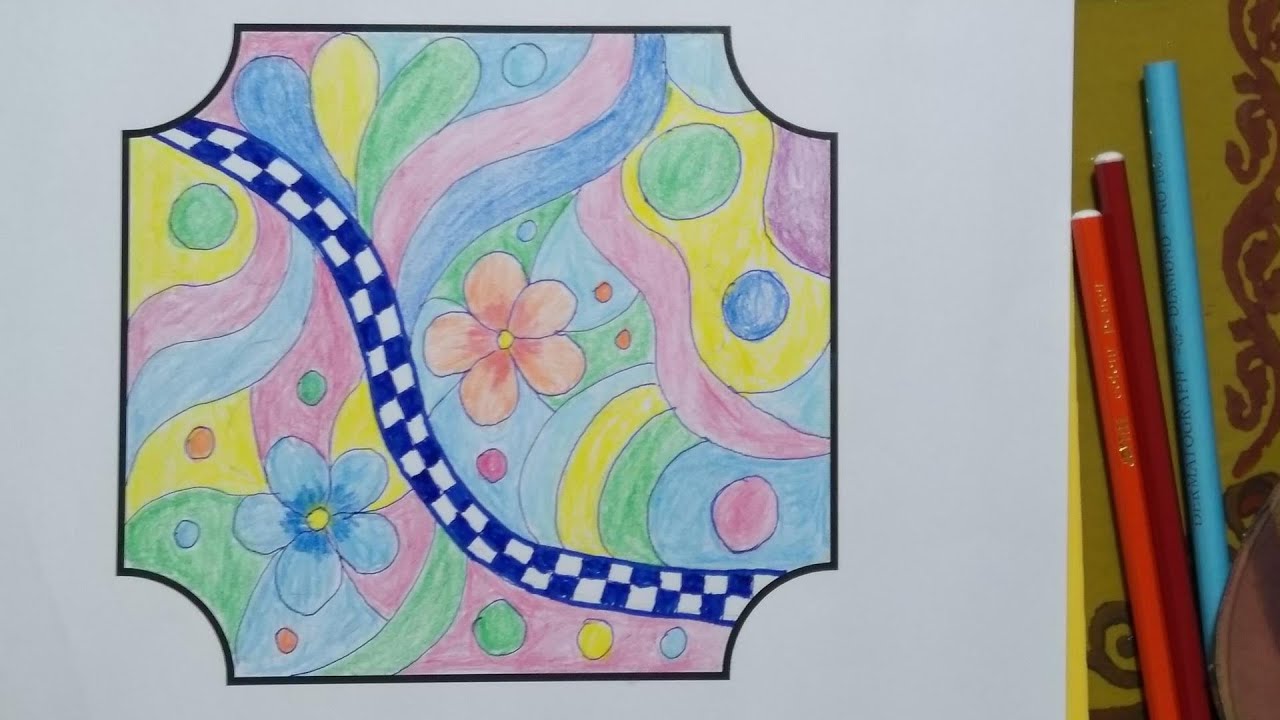 DIY - How to Colour pencil drawing Art| @Amyrah Arts and Crafts - YouTube