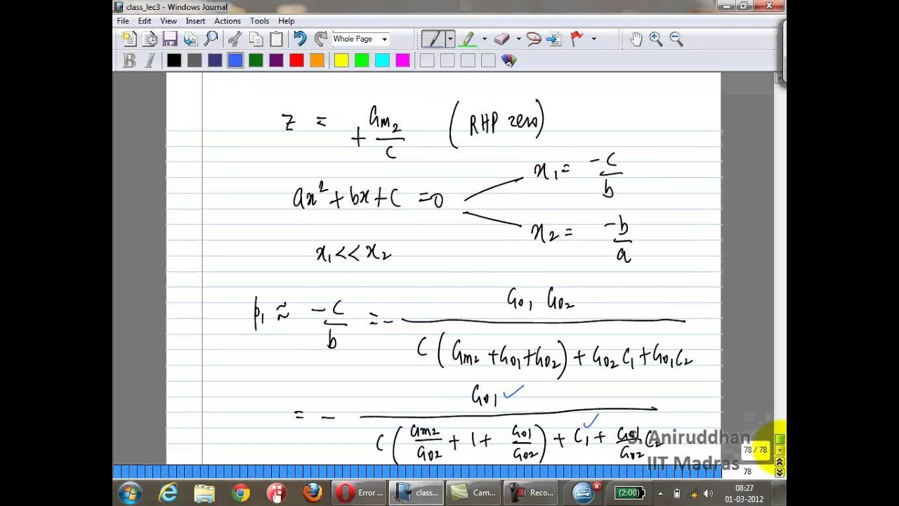 24 - Folded Cascode Operational amplifier (opamp) - 2; Two-stage ...