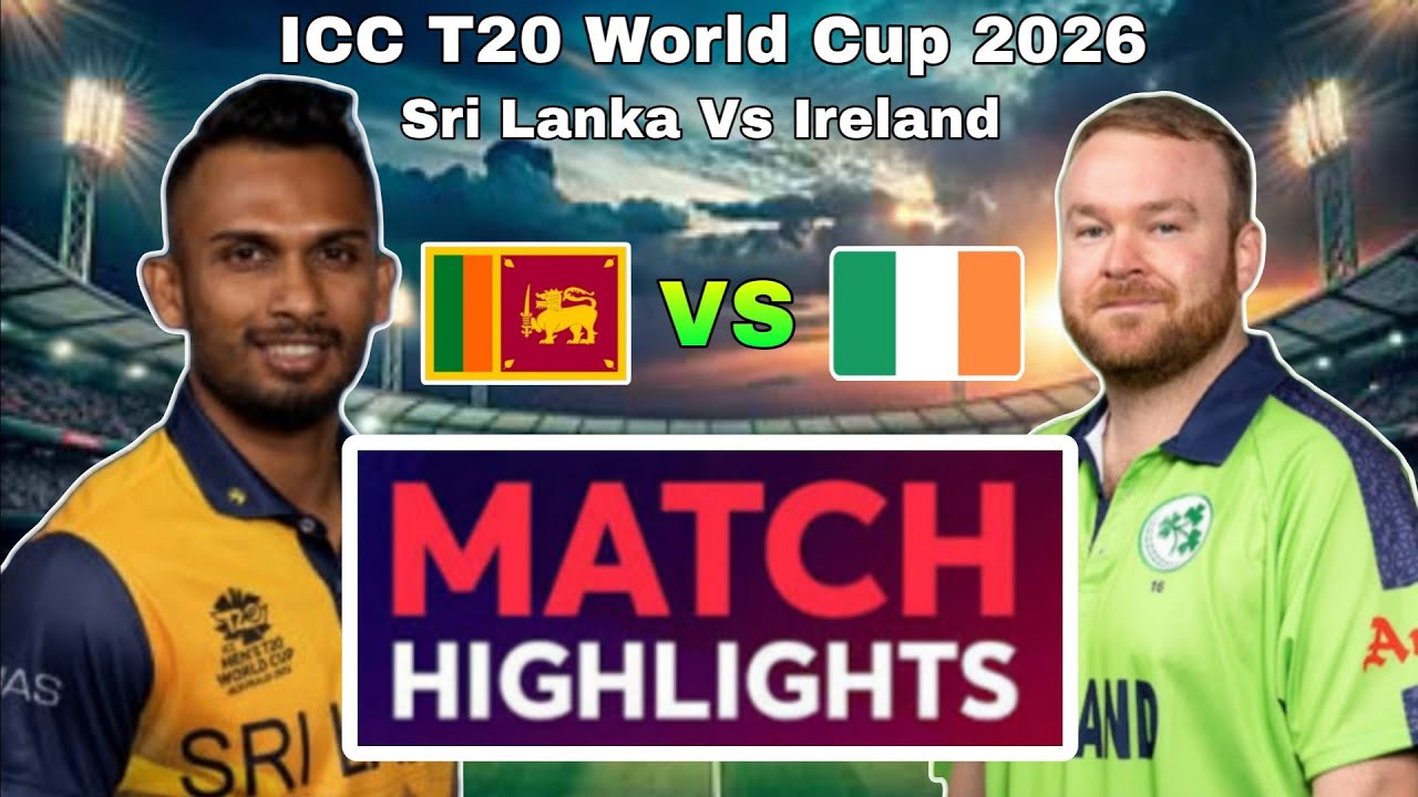 Sri Lanka vs Ireland Match Highlights | T20 world cup highlights ...