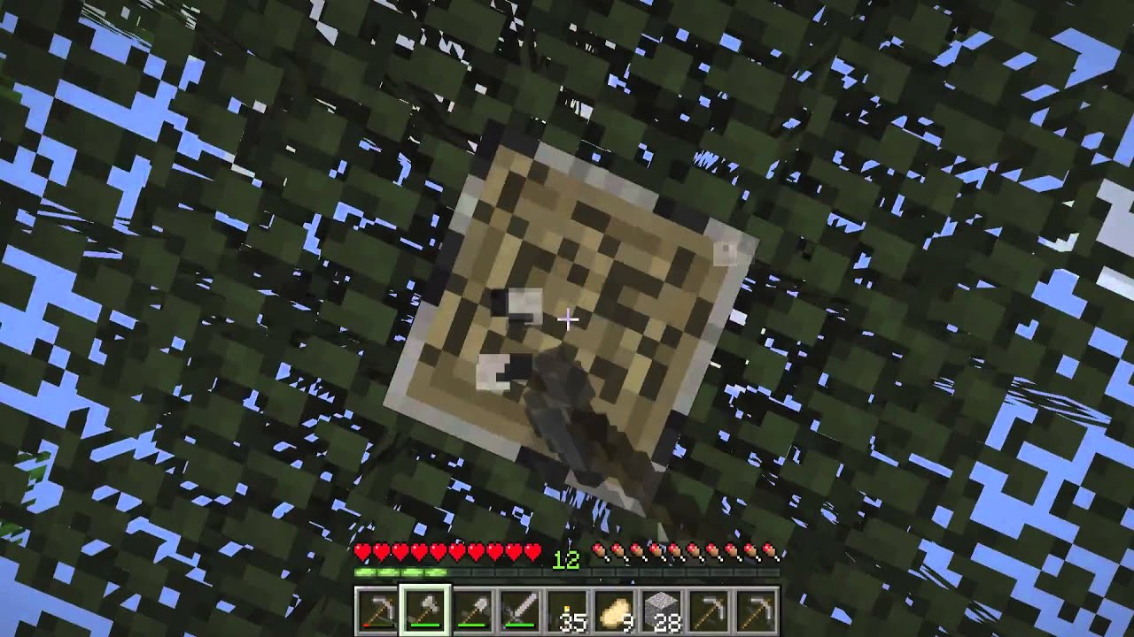 How to get Birch Wood in Minecraft - YouTube