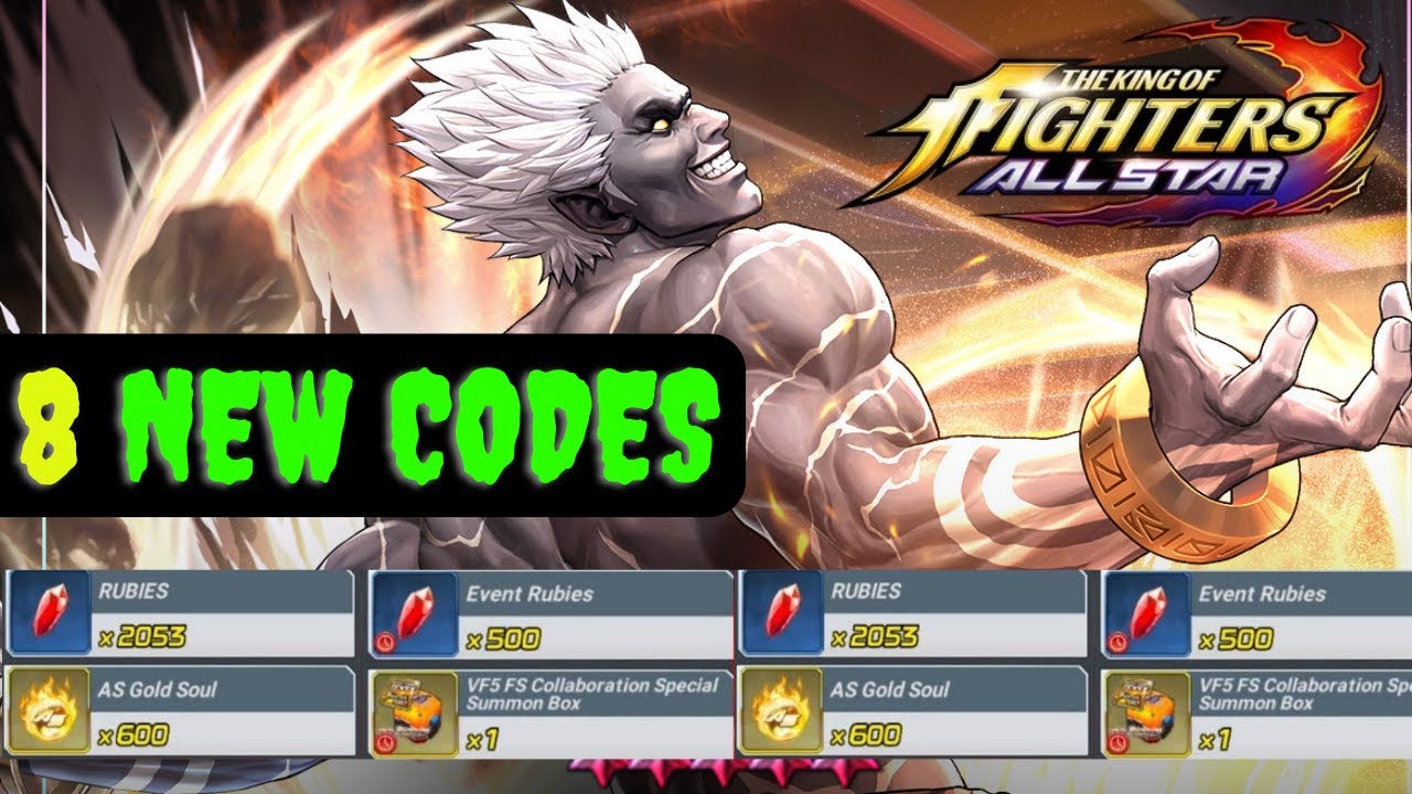 8 New Kof All Star Coupon Code 2023 | Kof All Stars Ruby Codes | King ...