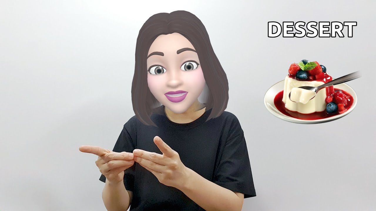 American Sign Language (ASL) Lesson: Dessert - YouTube