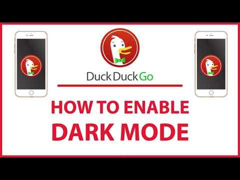 How To Enable Dark Mode On The DuckDuckGo App | IOS | *2022* - YouTube