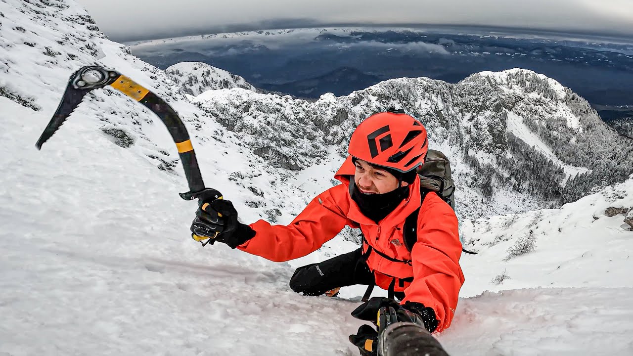 Overnight Climbing & Camping in -15°C - YouTube