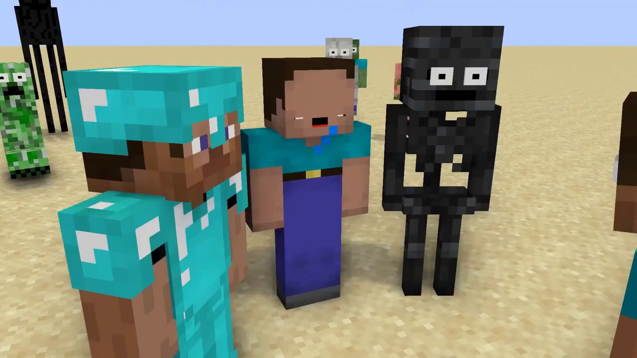 Minecraft Monster School - Party at School Minecraft Animation - YouTube