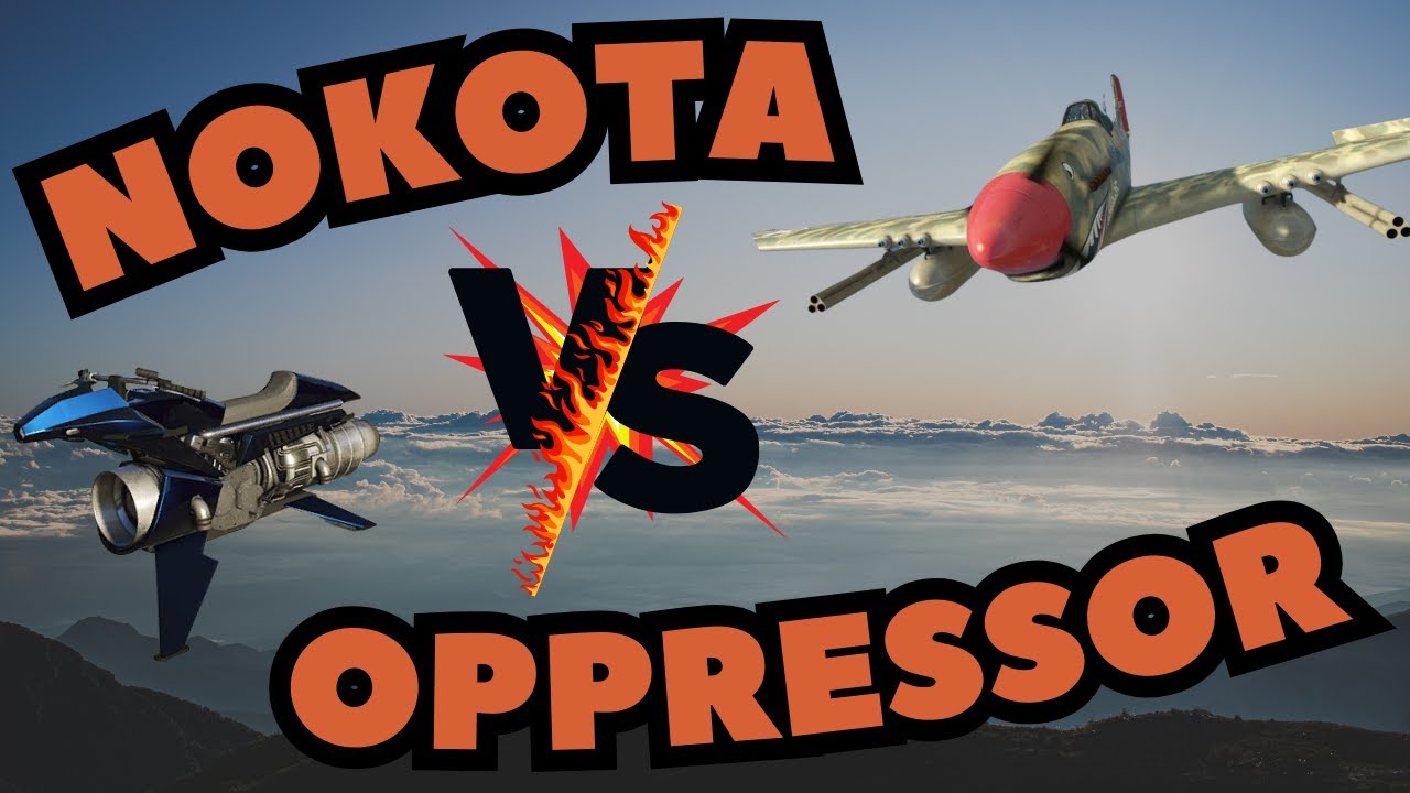 GTA Online Dogfighting - P 45 Nokota vs Oppressor Mk ll // TM 02 ...