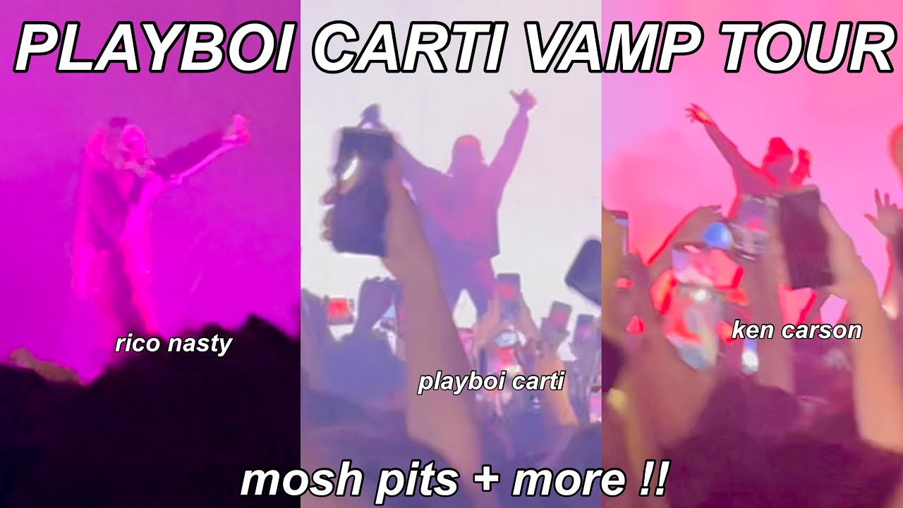 PLAYBOI CARTI KING VAMP/ NARCISSIST TOUR 2021 VLOG - YouTube