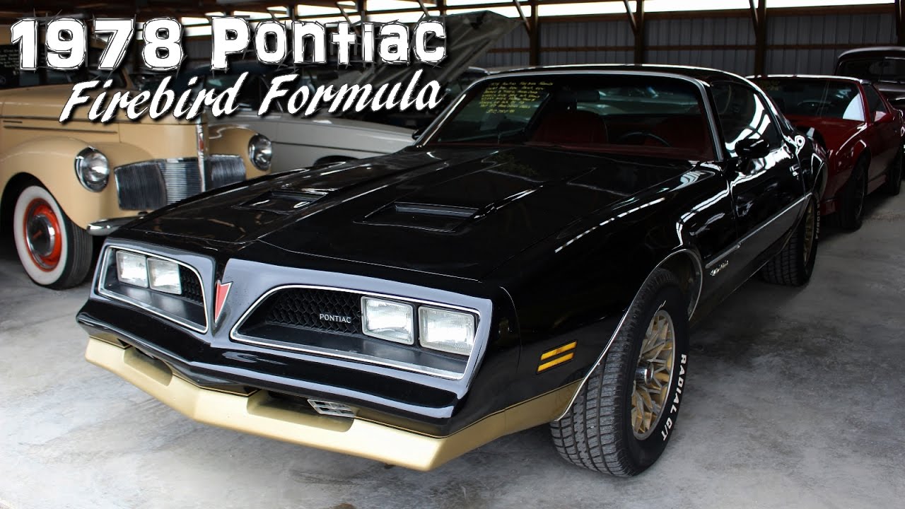 1978 Pontiac Firebird Formula 350 V8 at Country Classic Cars - YouTube
