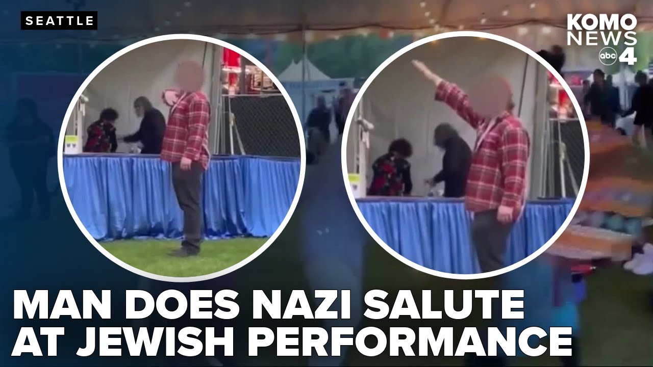 Seattle Jewish community reacts after man makes Nazi salute at Folklife ...