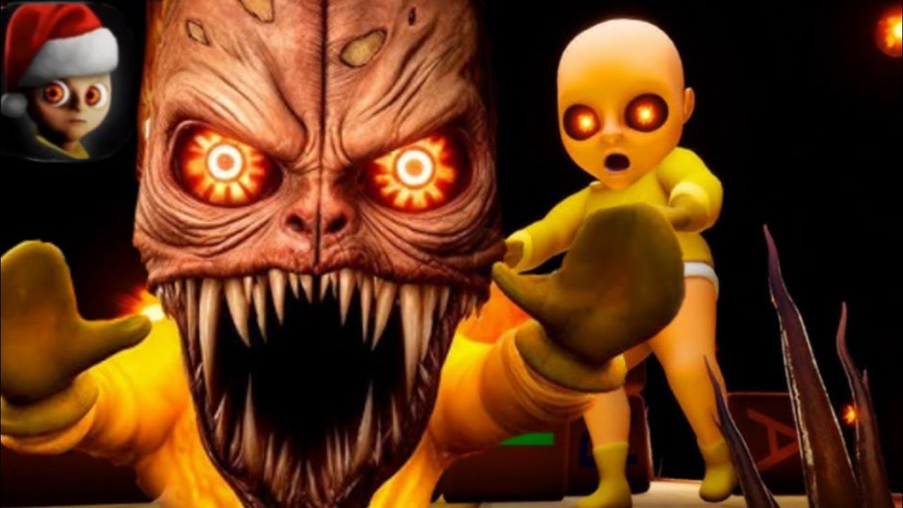 🎅CHASE BABY A EVIL MONSTER / The Exit ( dark whisper a horror babys ...