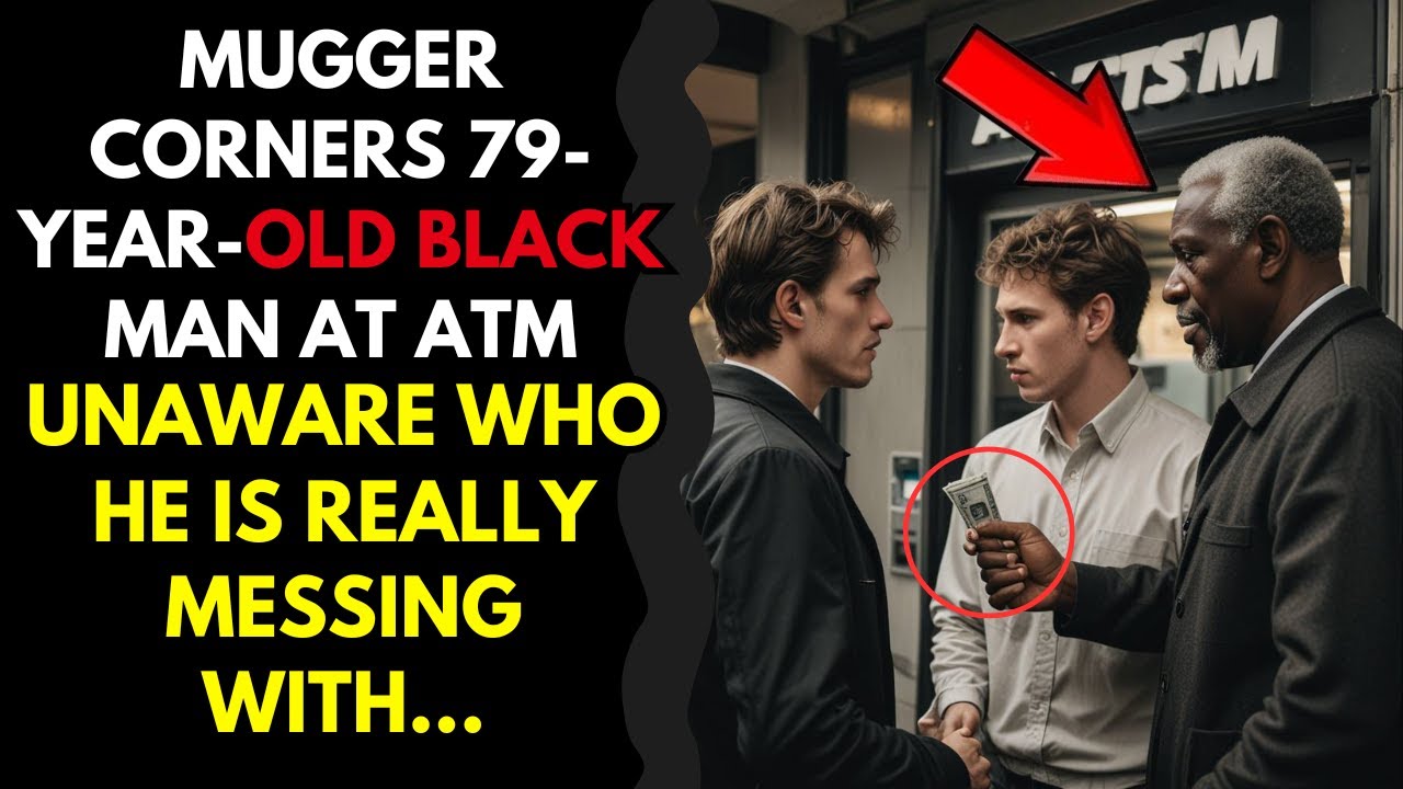 Mugger Corners 79-Year-Old Black Man at ATM, Unaware Who He Is Really ...
