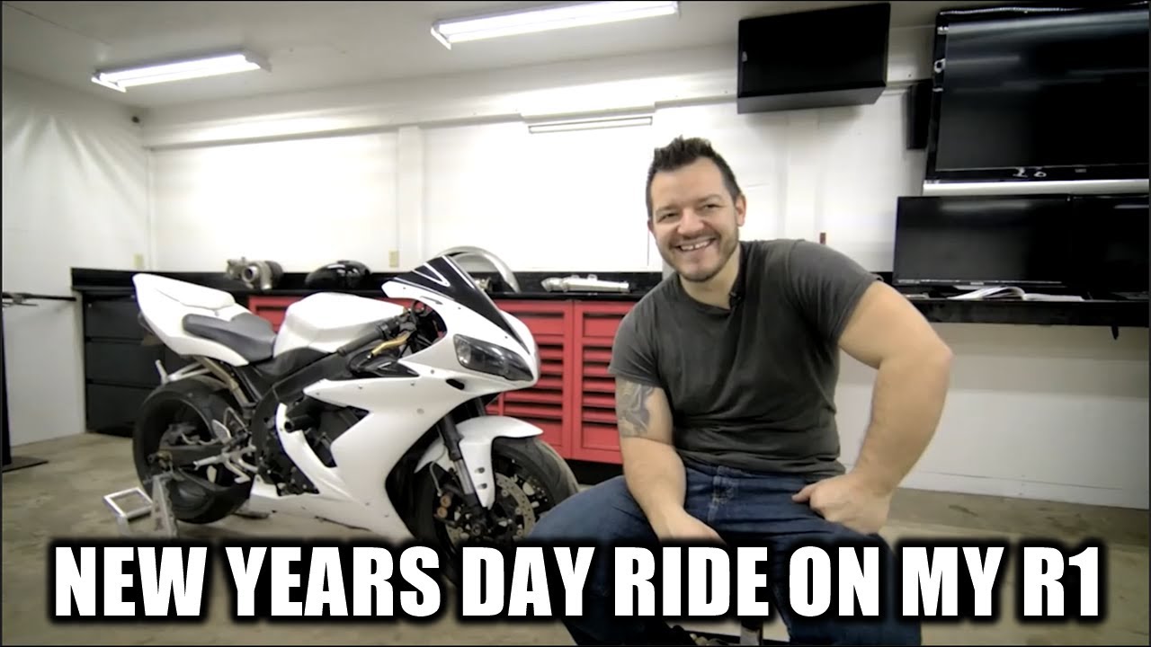 New Years Day Ride On My R1 - YouTube