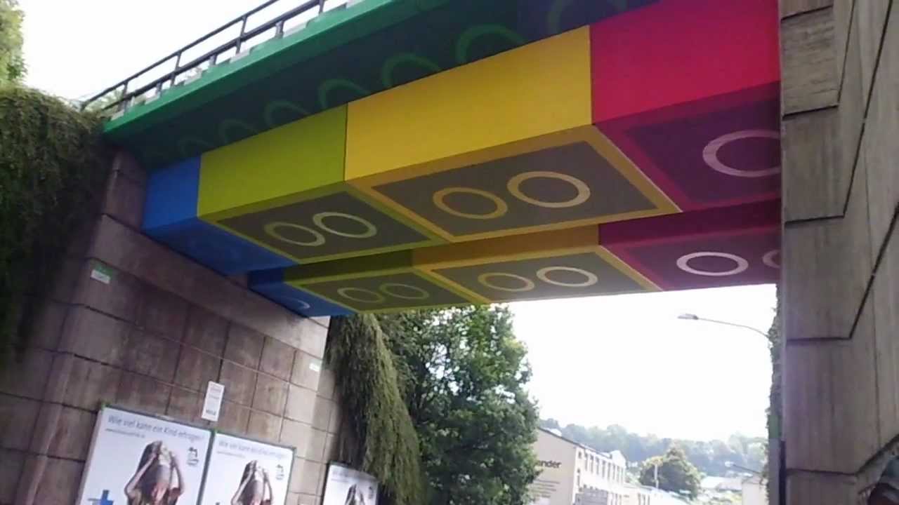 Legobrücke in Wuppertal - YouTube