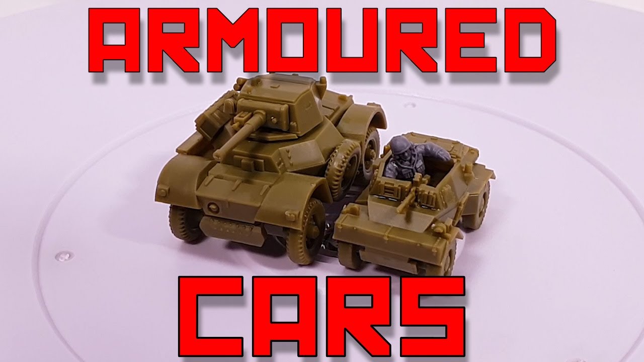 FoW Daimler Armoured Car Troop [15mm] - YouTube