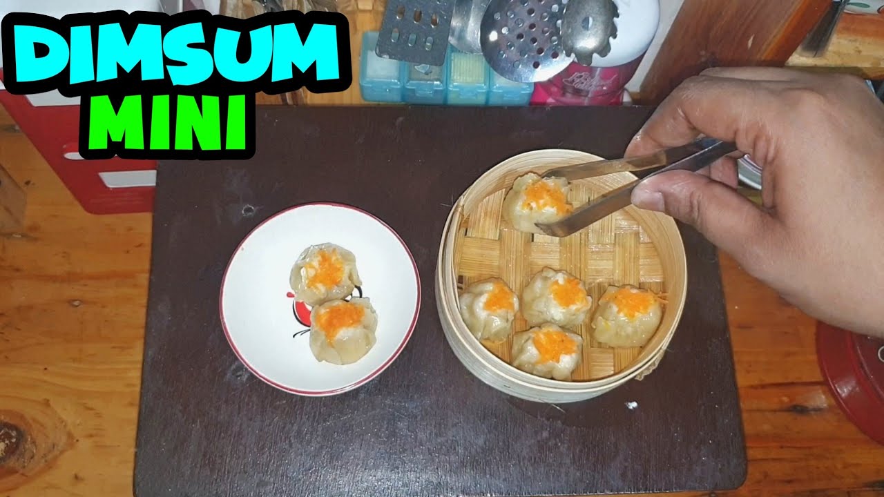 MINI DIMSUM "Tiny Cooking" || DIMSUM MINI "Main masak masakan beneran ...