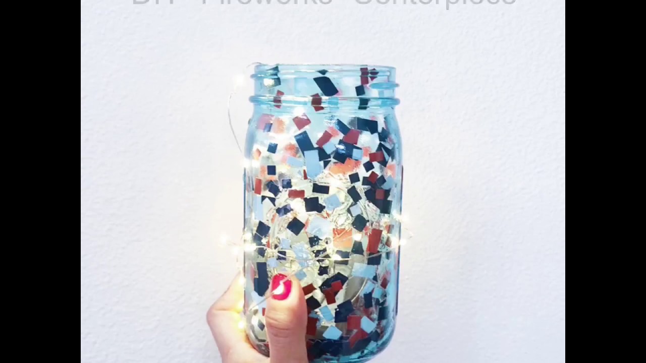 DIY Fireworks Centerpiece Tutorial - YouTube