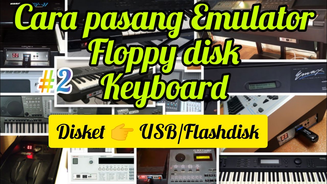 CARA PASANG EMULATOR FLOPPY DISK KEYBOARD / MERUBAH KEYBOARD DISKET ...