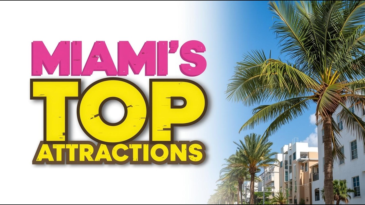 MIAMI's Top 10 Tourist Attractions That Will Captivate You! - YouTube