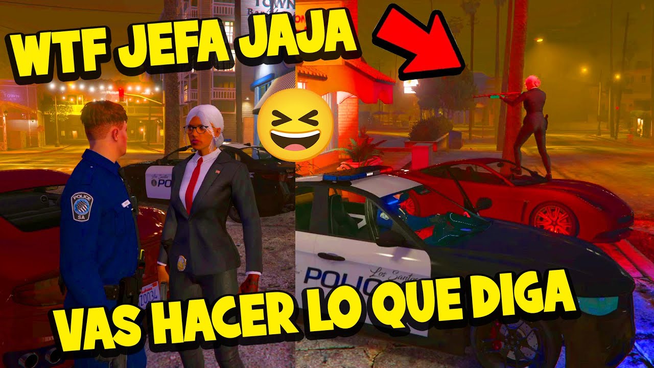 LUCAS Y LA JEFA (Mills_RP) PATRULLANDO JUNTOS JAJA XD 😆| Family RP ...