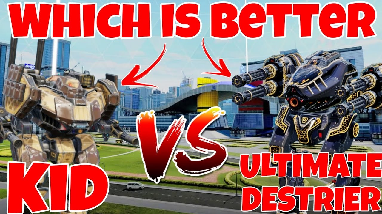 🔥Ultimate Destrier Vs Kid Titan - Detailed Comparison - War robots ...