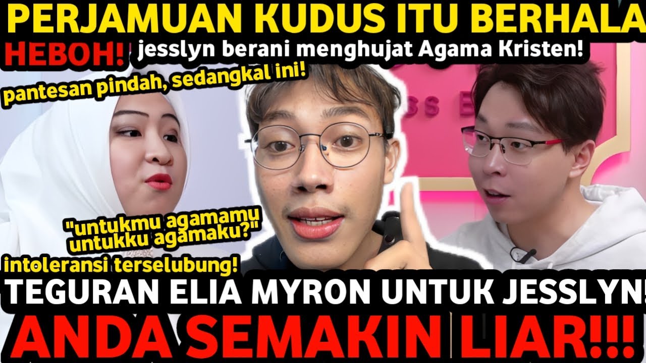 GEMPAR! TEGURAN ELIA MYRON UNTUK JESSLYN THEA LESTARI, DETIK-DETIK MENGATAI PERJAMUAN KUDUS ...