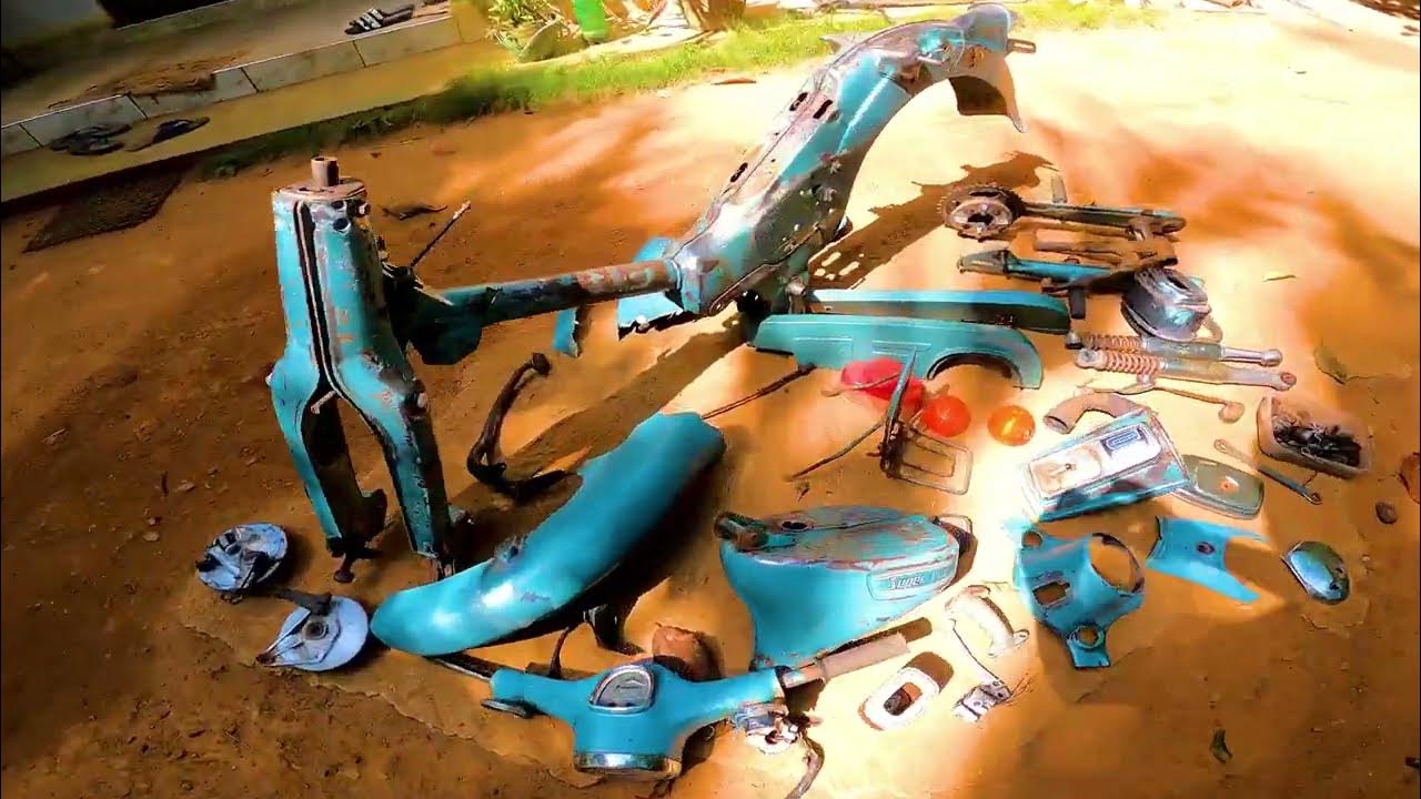 Full restoration Honda c90 - YouTube