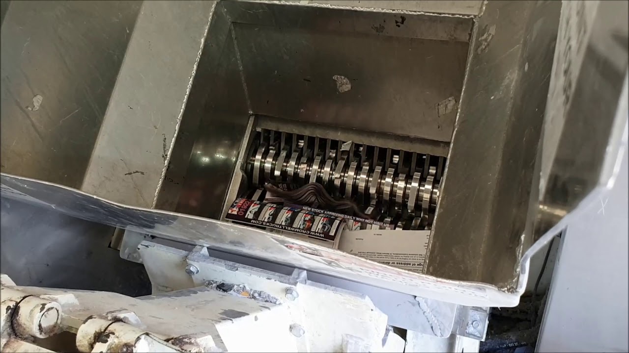 43 2012 DAF Shred tech confidential waste shredder for sale - YouTube