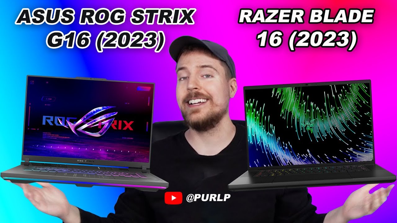 Asus ROG Strix G16 (2023) vs Razer Blade 16 2023 - YouTube