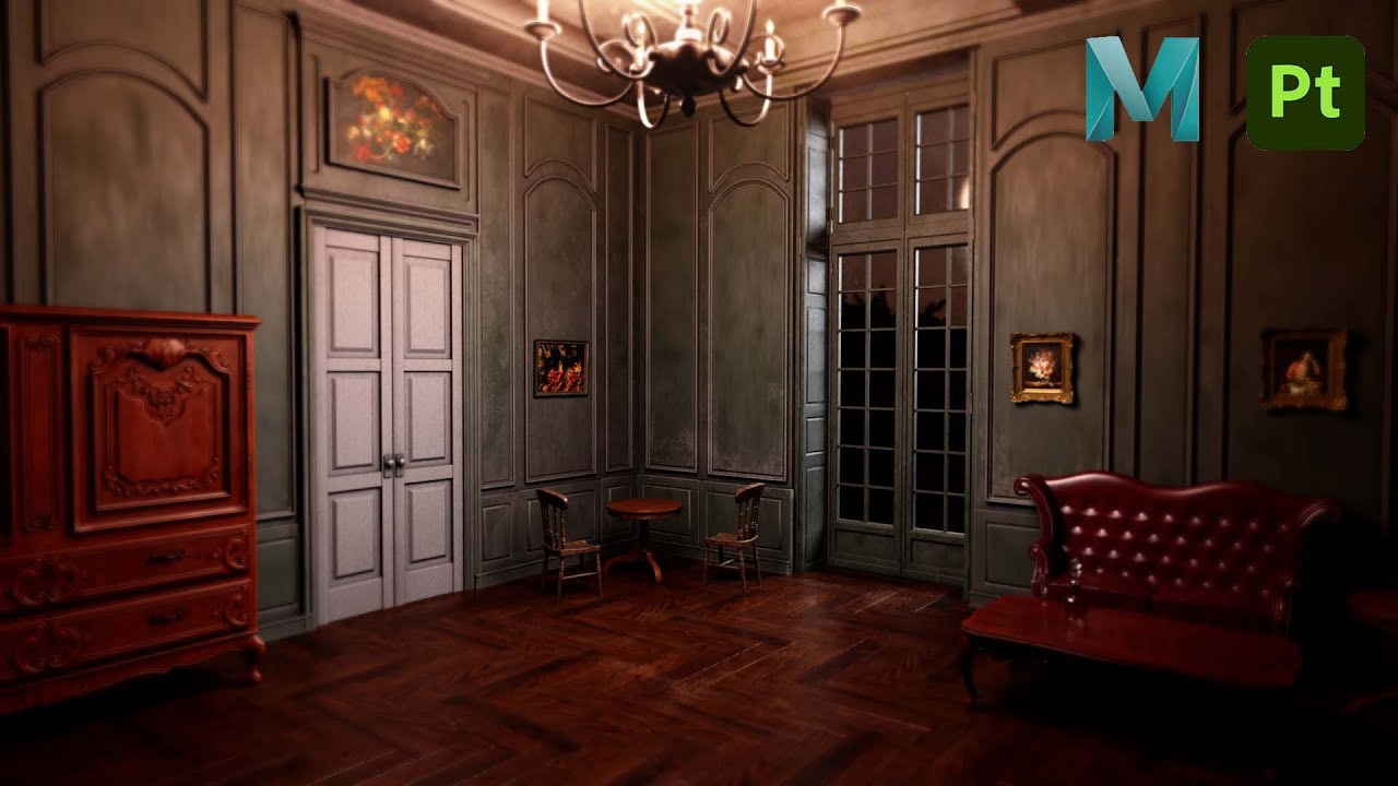 【Maya】アンティークな部屋を作る① ～平日早朝モデリング配信～【3DCG】 - YouTube