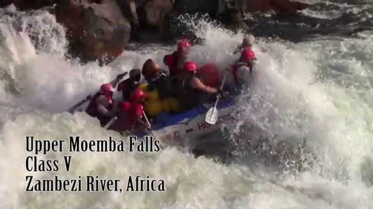 Rafting Upper Moemba Falls - Zambezi River, Africa - YouTube