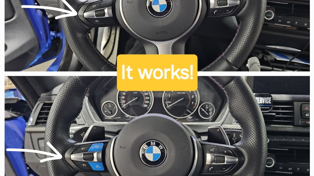 I've installed functional "M" buttons on my 435i! This is how!!! - YouTube